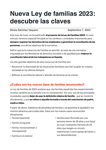 Cambios en la familia [Pack] (Spanish A level) | Teaching Resources