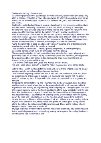 WAGOLL - based on the book Street Child | Teaching Resources