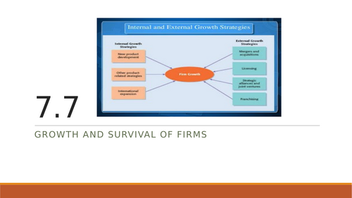 7.7 & 7.8 Growth/pricing (A-level Econs) | Teaching Resources