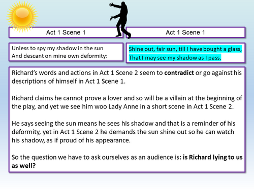 Richard III Act 1 Scene 2 | Teaching Resources