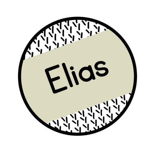 Printable Boho Student Name Labels, Editable Cubbies Labels, Circle ...