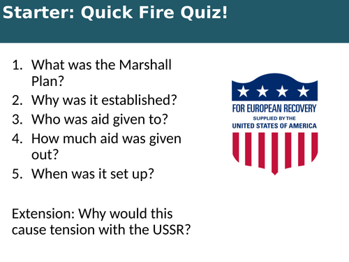 OCR GCSE History International Relations 1945-2000 | Teaching Resources