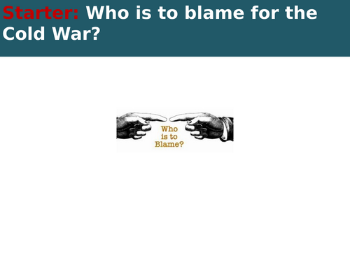 OCR GCSE History International Relations 1945-2000 | Teaching Resources
