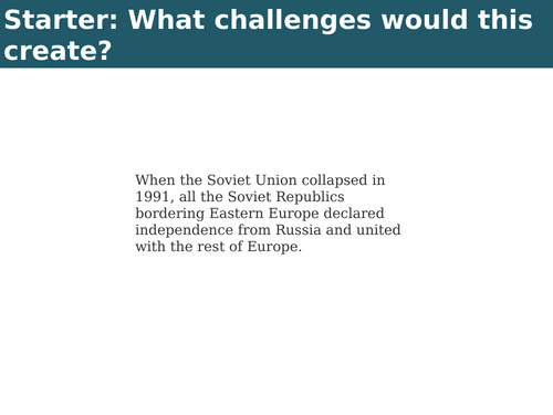 OCR GCSE History International Relations 1945-2000 | Teaching Resources