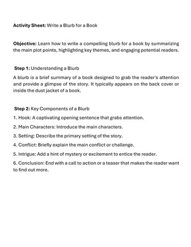 Guided Reading Activity for "Charlie and the Magical Forest". Inspired ...