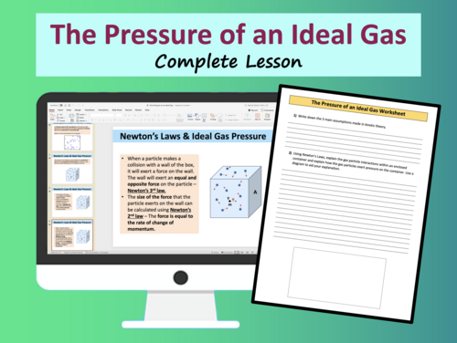 Pressure of an Ideal Gas - A Level Physics | Teaching Resources