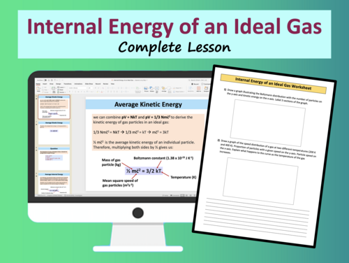 Internal Energy of an Ideal Gas - A Level Physics | Teaching Resources