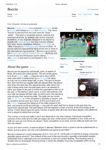 GB Paralympics BOCCIA 2024 | Teaching Resources