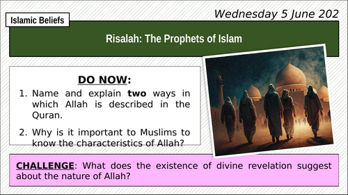 GCSE Religious Studies - Risalah: Prophets of Islam [Islamic Beliefs ...