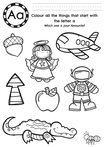 A3 Alphabet Poem/Posters & NO-PREP, A-Z Alphabet Colouring Worksheets ...