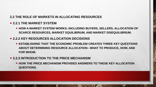 YEAR 10 ECONOMICS CAMBRIDGE PRESENTATIONS: Powerpoint notes | Teaching ...