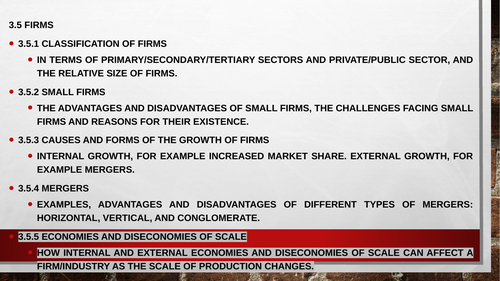 YEAR 10 ECONOMICS CAMBRIDGE PRESENTATIONS: Powerpoint notes | Teaching ...