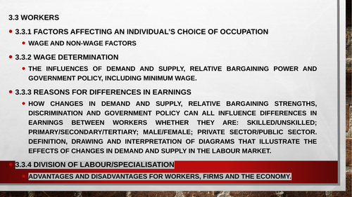 YEAR 10 ECONOMICS CAMBRIDGE PRESENTATIONS: Powerpoint notes | Teaching ...