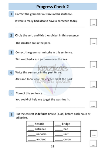 English Functional Skills - Level 1 - Grammar Workbook | Teaching Resources