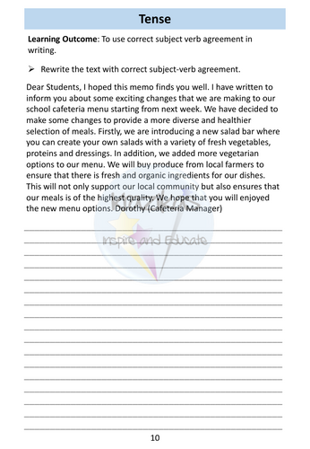 English Functional Skills - Level 1 - Grammar Workbook | Teaching Resources