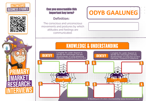 Primary Market Research: Interviews - FREE Worksheet & Youtube Video ...
