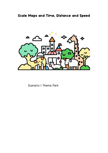 Engage Students with Fun Scale Maps and Time Activities: Zoo, Theme ...