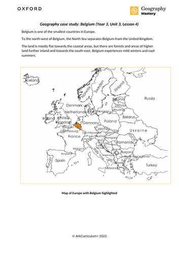 YEAR 3 geography planning. Europe Which countries are in Europe and ...