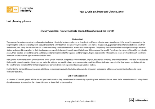 Year 3 geography climate zones - How are climate zones different around ...