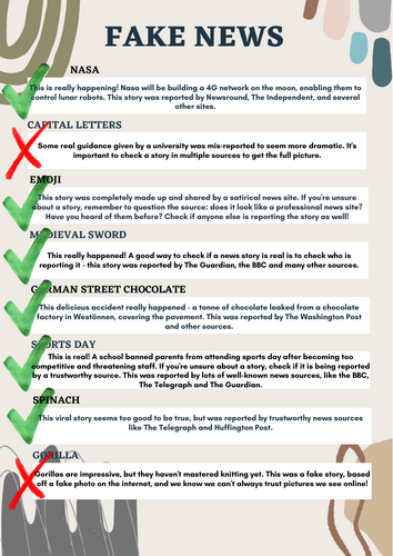 How to Detect Fake News | Teaching Resources