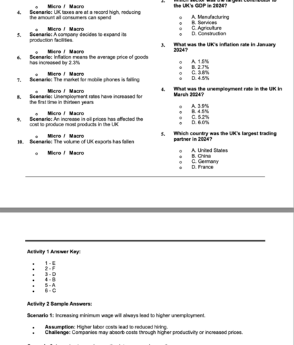 Economics as a Social Science (Lesson + Worksheet) | Teaching Resources