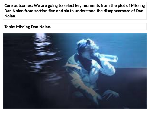 Missing Dan Nolan scheme of work. | Teaching Resources