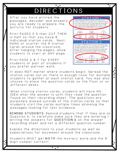 Australian Animals Passage Codebreaker Scavenger Hunt - 8 Reading ...