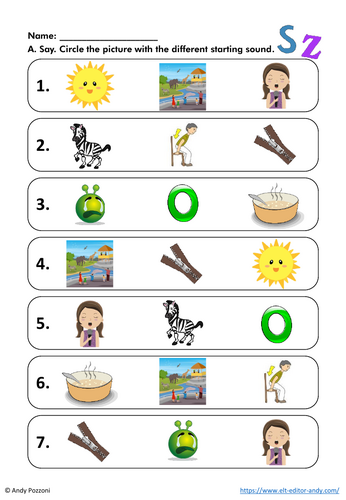 Phonics PPT & Worksheets (KS1): s-z | Teaching Resources