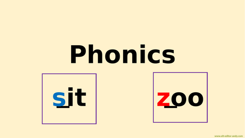 Phonics PPT & Worksheets (KS1): s-z | Teaching Resources