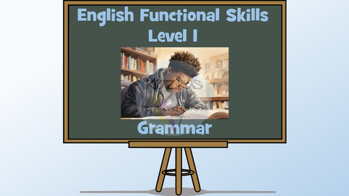 English Functional Skills - Level 1 - Grammar | Teaching Resources