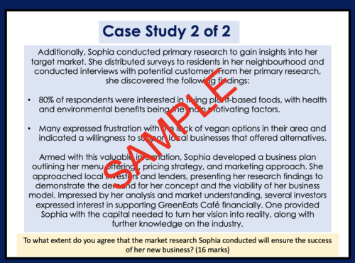 Value of Market Research - AQA A Level Business - Lesson Powerpoint ...