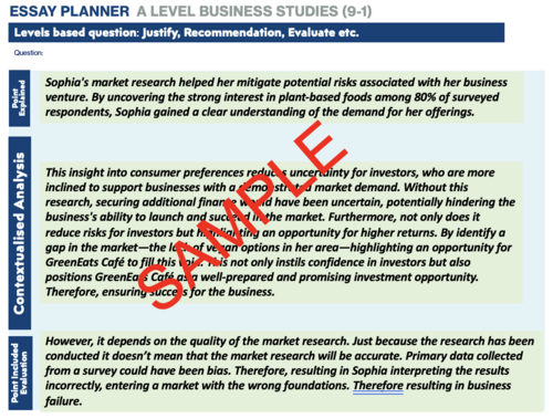 Value of Market Research - AQA A Level Business - Lesson Powerpoint ...