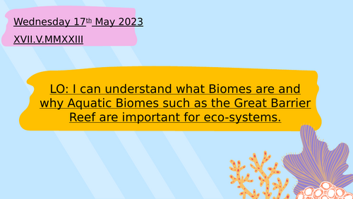 Biomes - Aquatic | Teaching Resources
