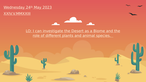 Biomes - Desert | Teaching Resources
