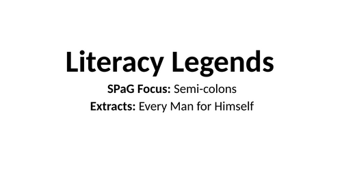 Literacy Lessons | Teaching Resources