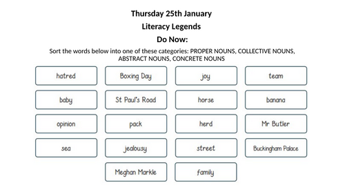 Literacy Lessons | Teaching Resources