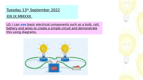 Science Electricity - Unit of Work (6 lessons) | Teaching Resources