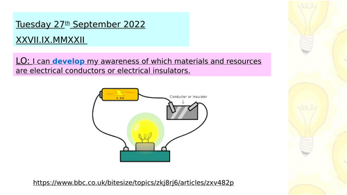 Science Electricity - Unit of Work (6 lessons) | Teaching Resources