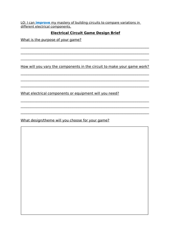 Science Electricity - Unit of Work (6 lessons) | Teaching Resources