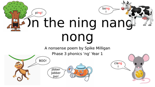 On the ning nang nong poem | Teaching Resources