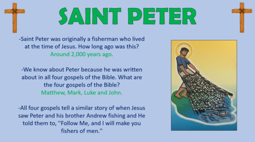 St Peter - Collective Worship - Jesus Calls Peter! | Teaching Resources