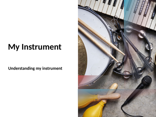 Study for your instrument | Teaching Resources