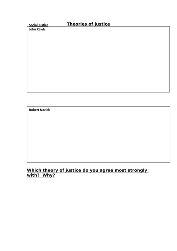 Justice | Teaching Resources