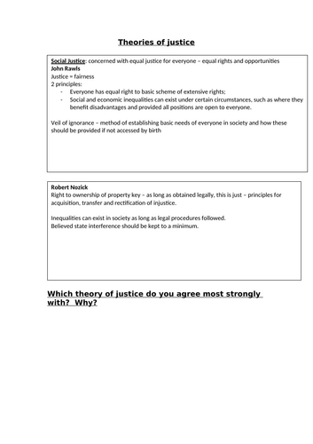 Justice | Teaching Resources