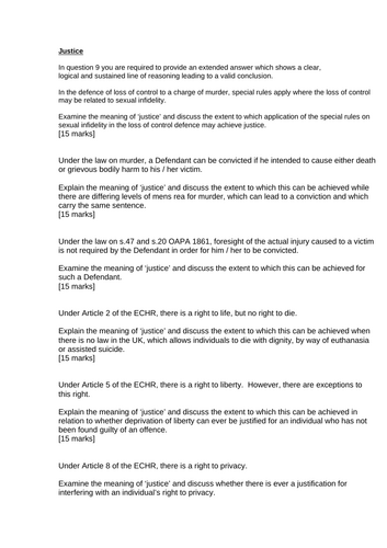 Justice | Teaching Resources