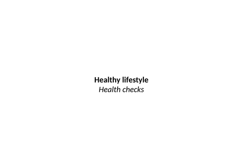 Healthy Lifestyles KS4 PSHE Lesson Pack | Teaching Resources