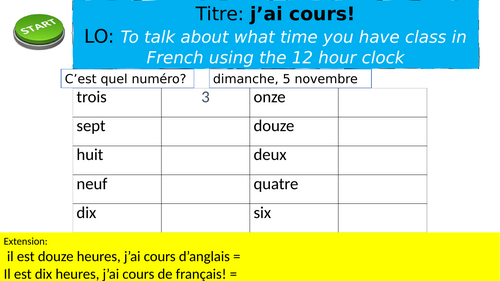 Ma vie scolaire KS3 | Teaching Resources
