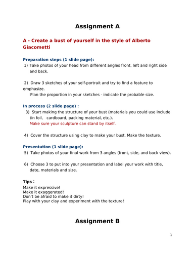 Sculpture and Installation | Teaching Resources