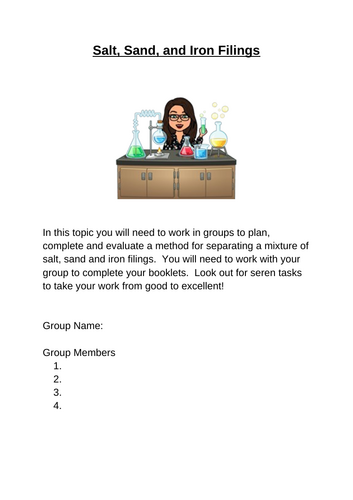 KS3 - Separating Mixtures Project | Teaching Resources