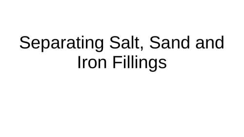 KS3 - Separating Mixtures Project | Teaching Resources